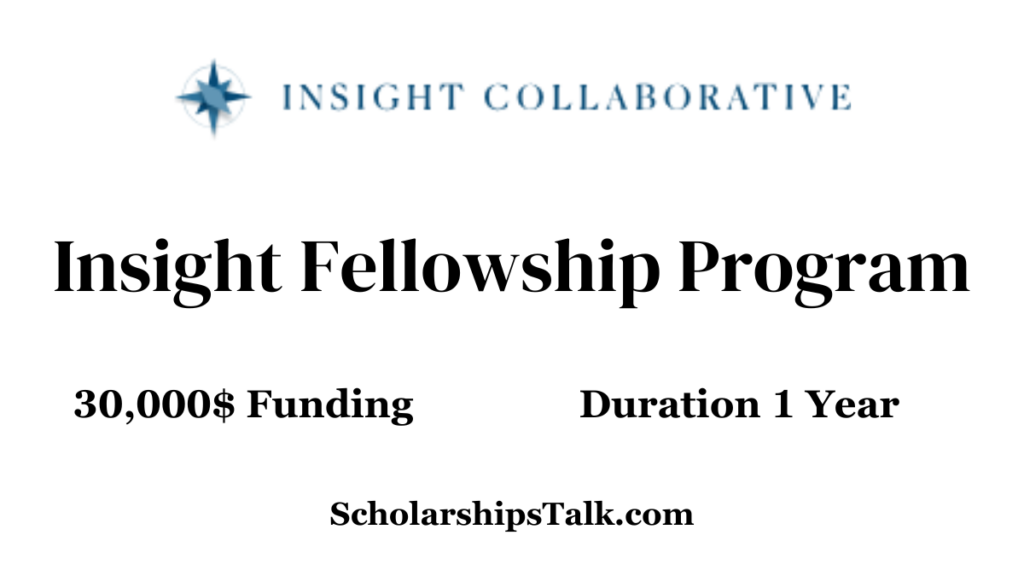 Insight Fellowship Program With 30,000$ Funding – Conflict Management ...